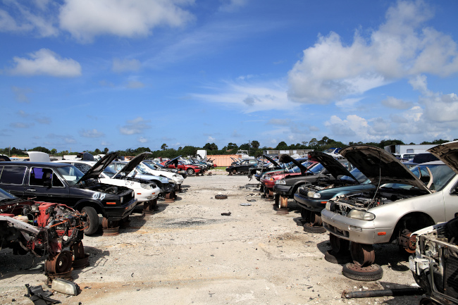 Get Hard-to-Find Parts at a Great Price From a Salvage Yard